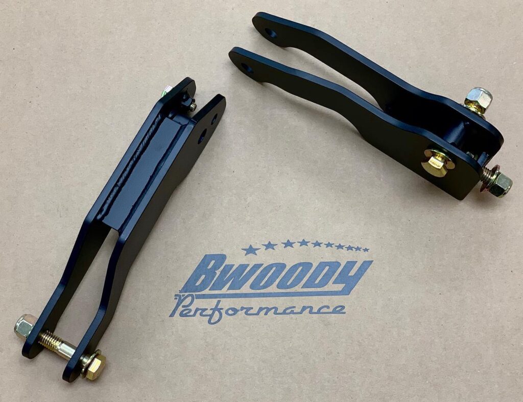 BWoody Rear Shock Relocation Kit - 2015-2023 F-150. - OZ Tuning